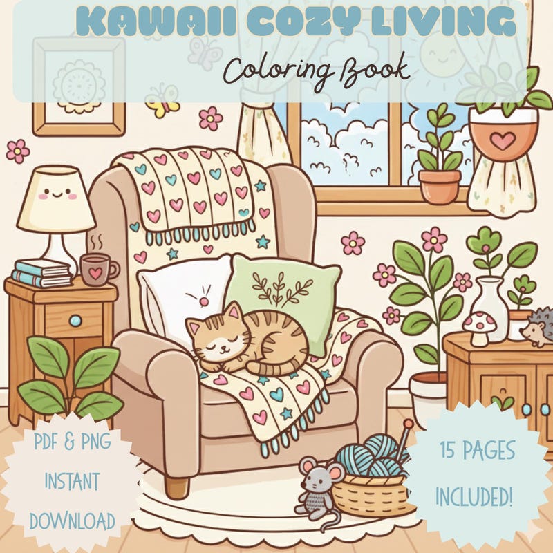 Coloring Pages Svg Cozy - Etsy UK