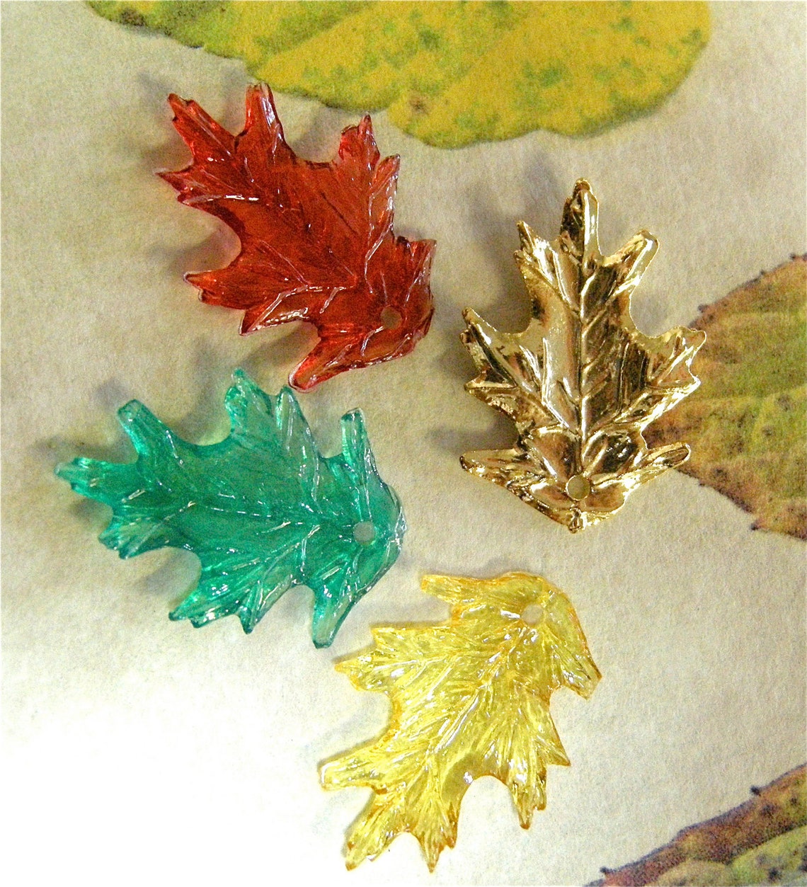 Autumn Leaves Mix Harvest Colors 20 - Etsy
