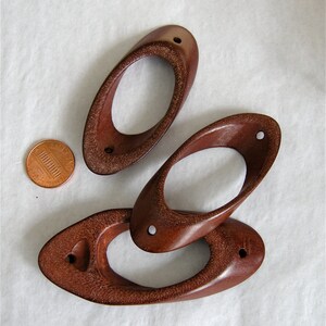 Large Diagonal Wood Slices With Holes at Ends X 3 - Etsy Australia