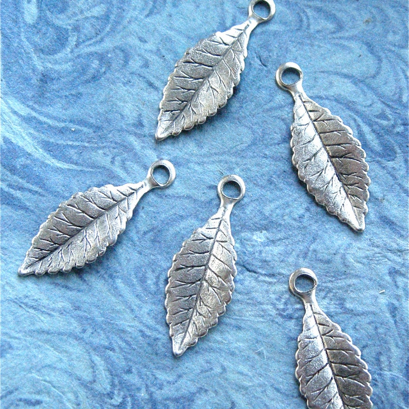 Small Metal Leaves - Etsy