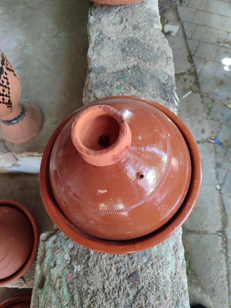 Handmade Moroccan Ceramic Tagine Pot for Cooking, Terracotta Tagine ...