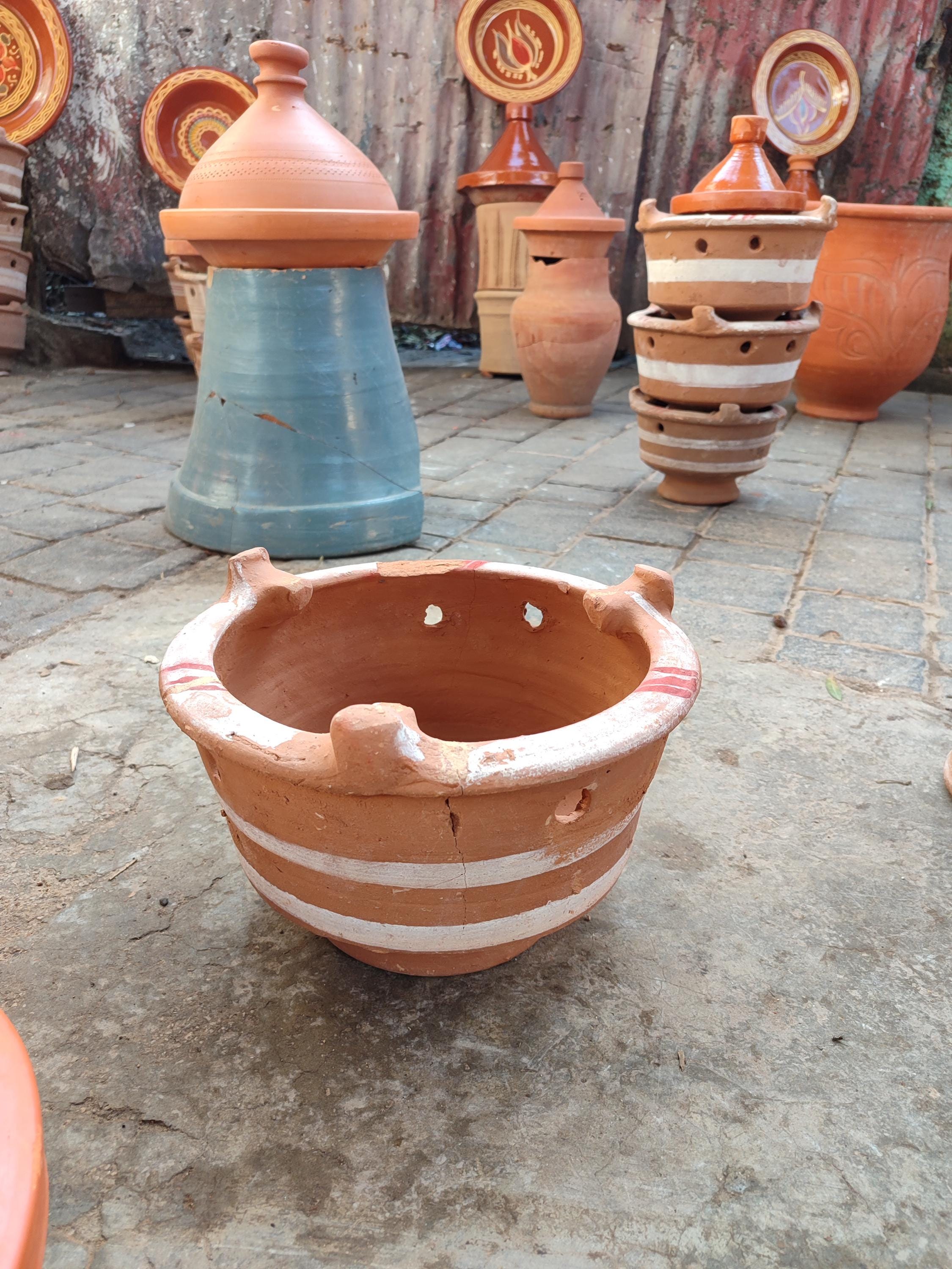 Handmade Moroccan Tagine Clay Pot With Stove, Outdoor Cookware Set - Etsy