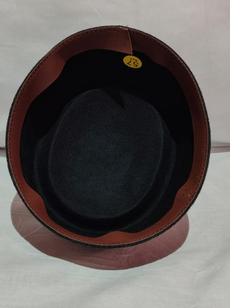 Black Moroccan Fez Hat | Handmade Tarboosh Classic Style | Traditional ...