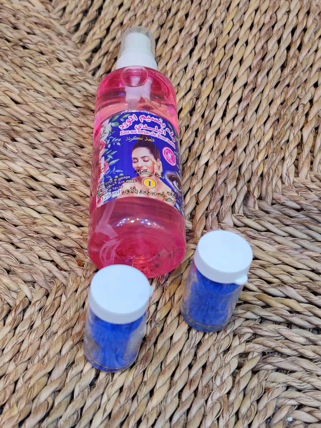Moroccan Blue Nila Powder Face Mask: Rose Water & Sahara Indigo - Etsy