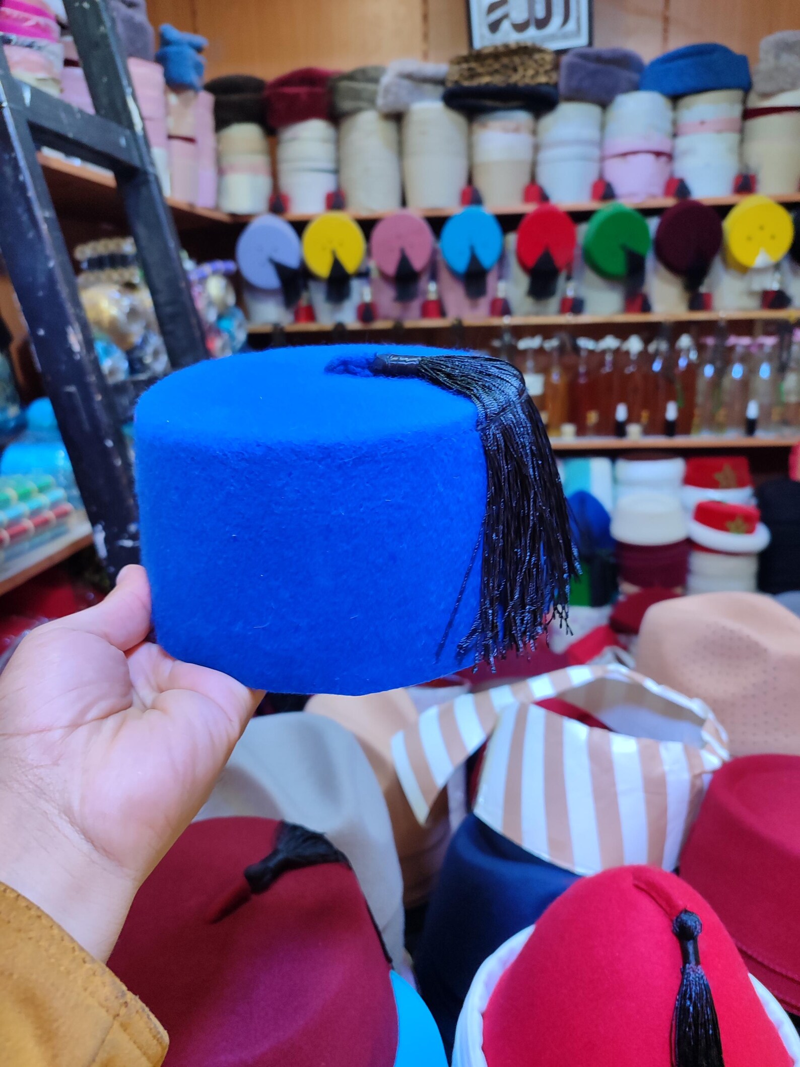 Royal Blue Moroccan Fez Tarboush | Handmade Custom Size | Wholesale ...