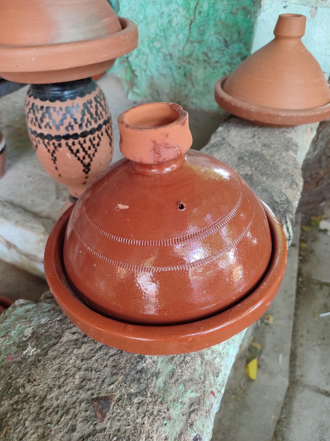 Handmade Moroccan Ceramic Tagine Pot for Cooking, Terracotta Tagine ...
