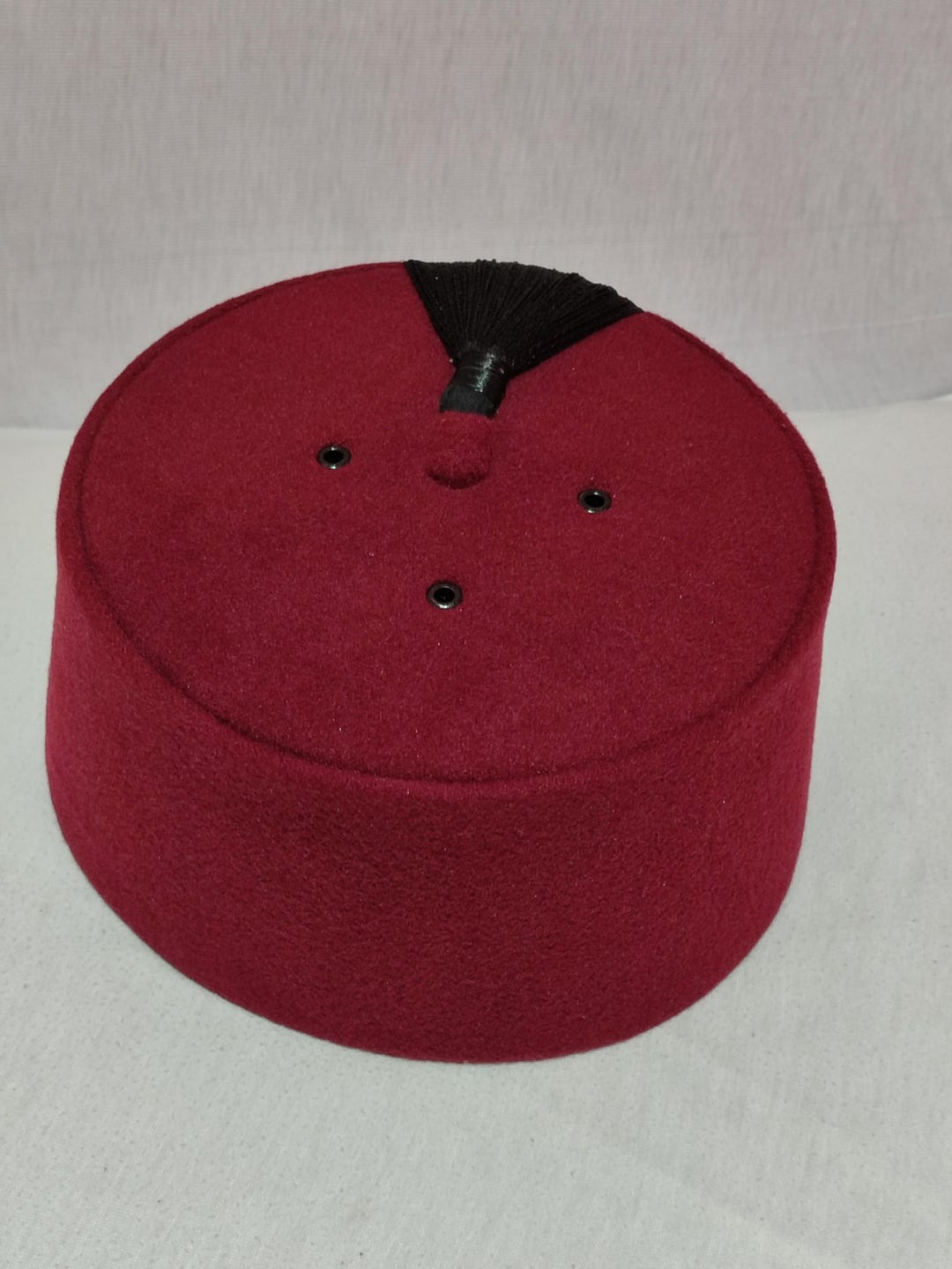 Burgundy Fez Hat Morocco | Traditional Tarboosh Handmade | Wedding ...