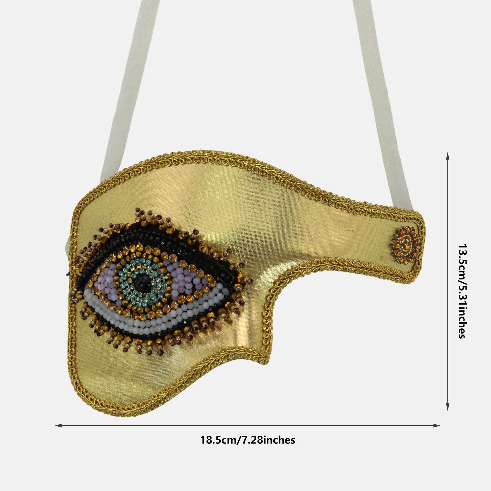 Oversized One-eye Mask Masquerade Mask for Women Vintage Mask Venice ...