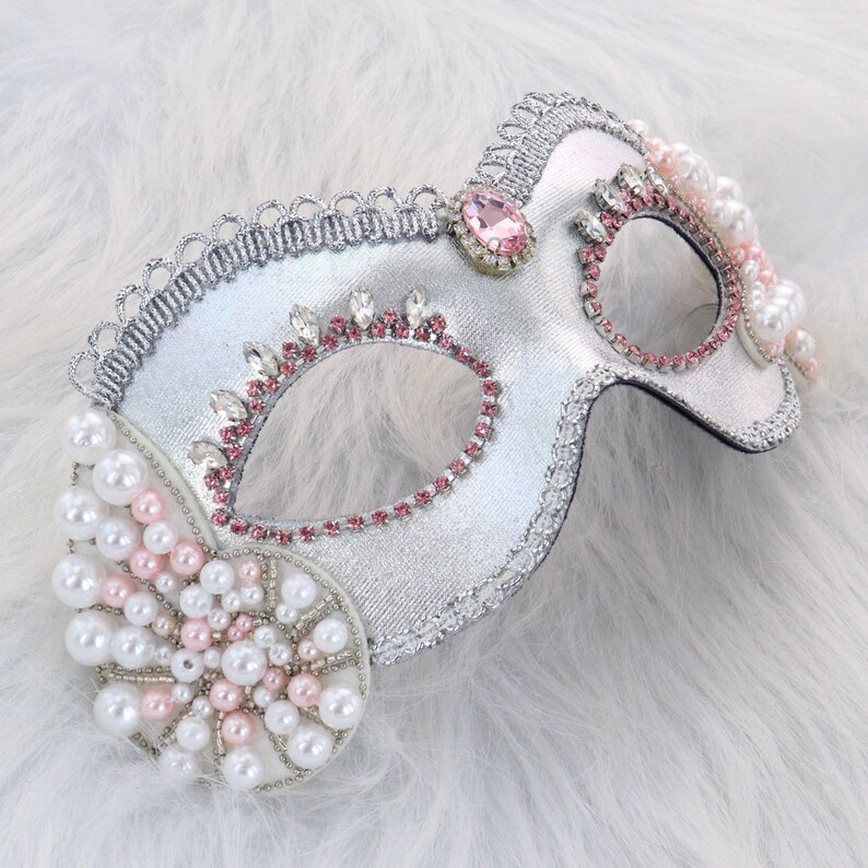 Pearl Starfish Mask Masquerade Mask for Women Vintage Mask Venice Party ...