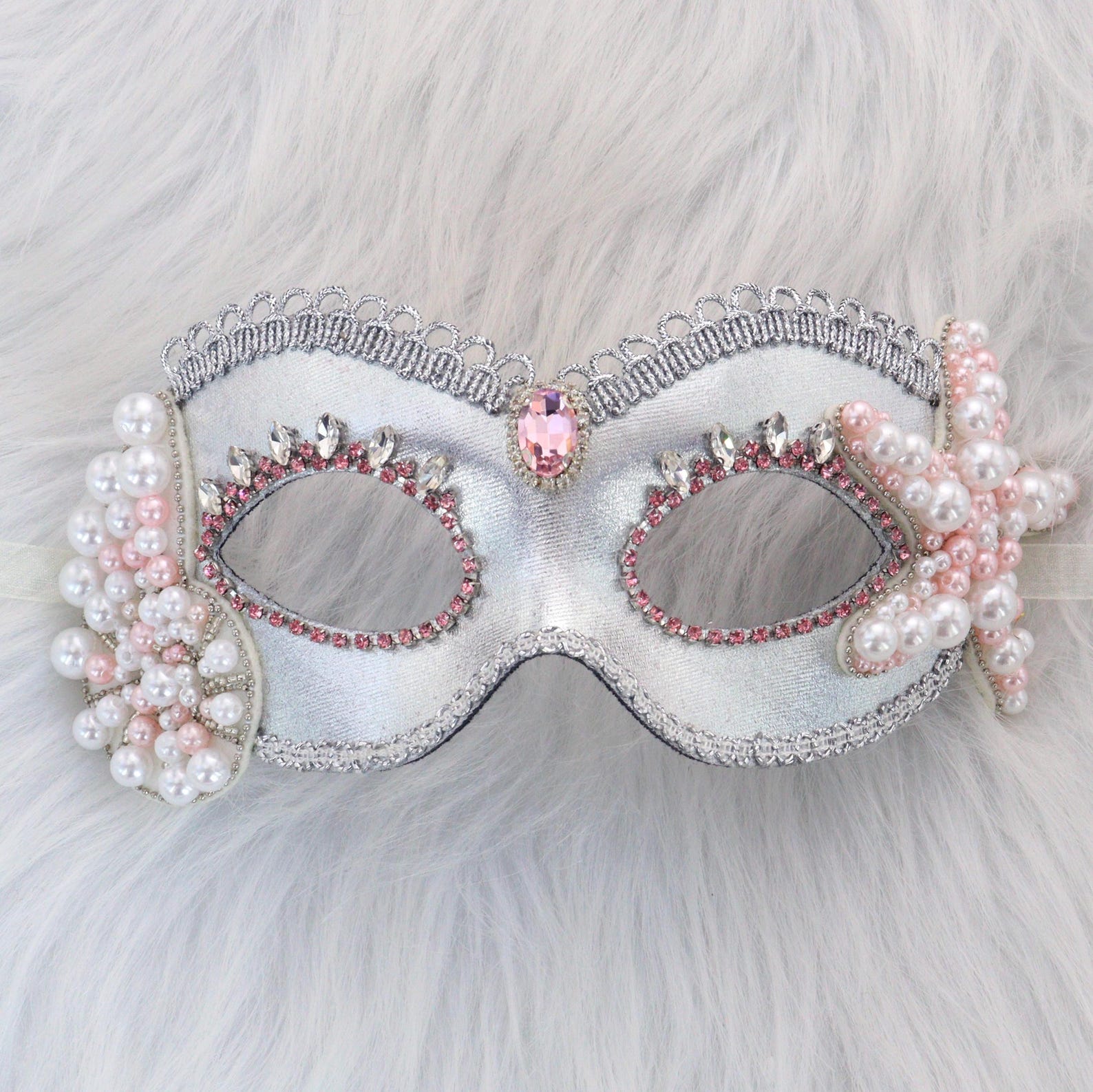 Pearl Starfish Mask Masquerade Mask for Women Vintage Mask Venice Party ...