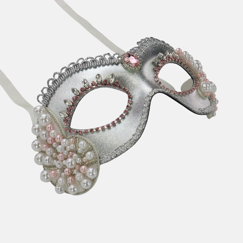 Pearl Starfish Mask Masquerade Mask for Women Vintage Mask Venice Party ...