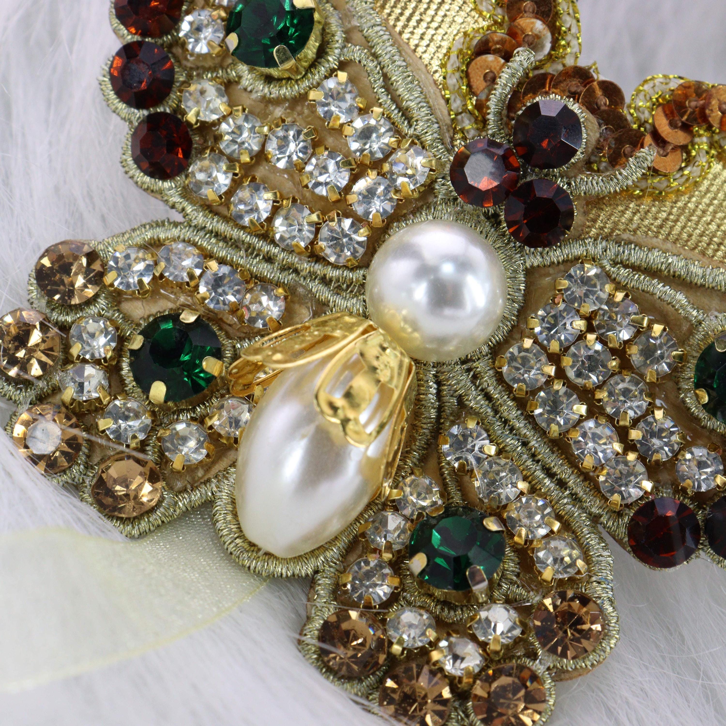 Courtly Style Luxurious Gold Mask Masquerade Masks Women Vintage Mask ...