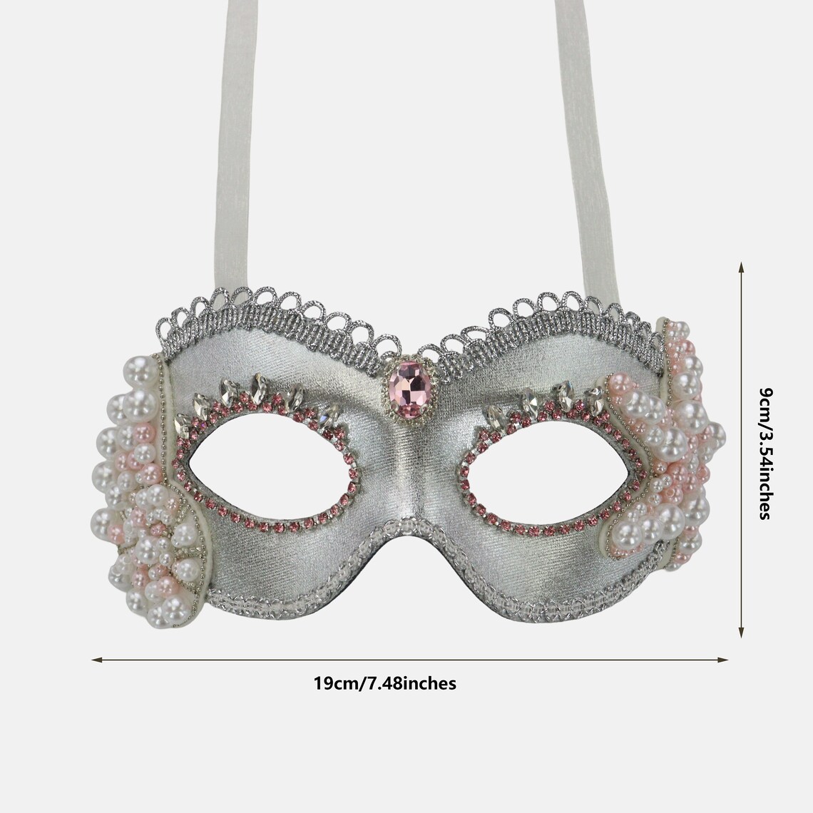 Pearl Starfish Mask Masquerade Mask for Women Vintage Mask Venice Party ...