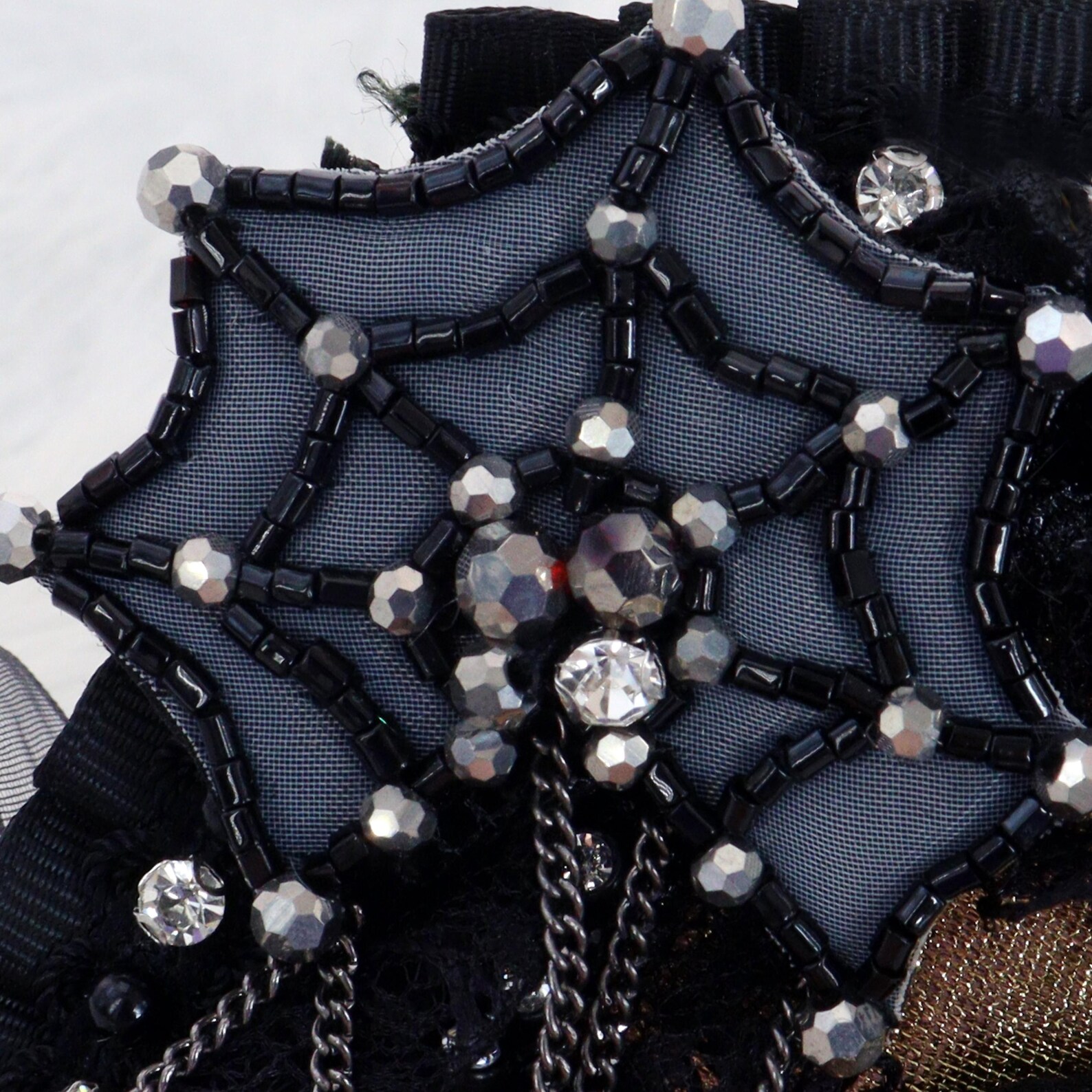 Half-face Black Lace Golden Spider Mask Masquerade Masks Women Vintage ...