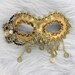 Courtly Style Luxurious Gold Mask Masquerade Masks Women Vintage Mask ...