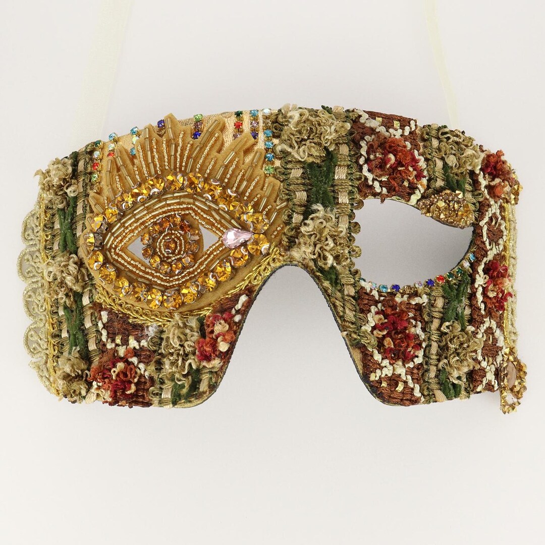 Sun Spirit Whisper Masquerade Mask for Women Vintage Mask Venice Party ...