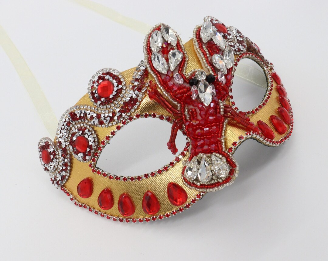 Lobster Mask Masquerade Mask for Women Vintage Mask Venetian Mask ...
