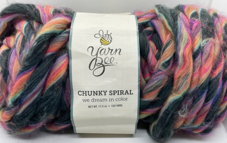 Yarn Bee Chunky Spiral Yarn Jumbo Yarn Color 06 We Dream - Etsy