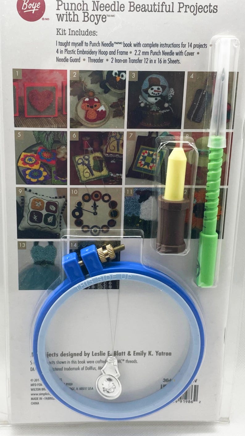 Boye "i Taught Myself to Punch Needle", Punch Needle Kit, New and ...