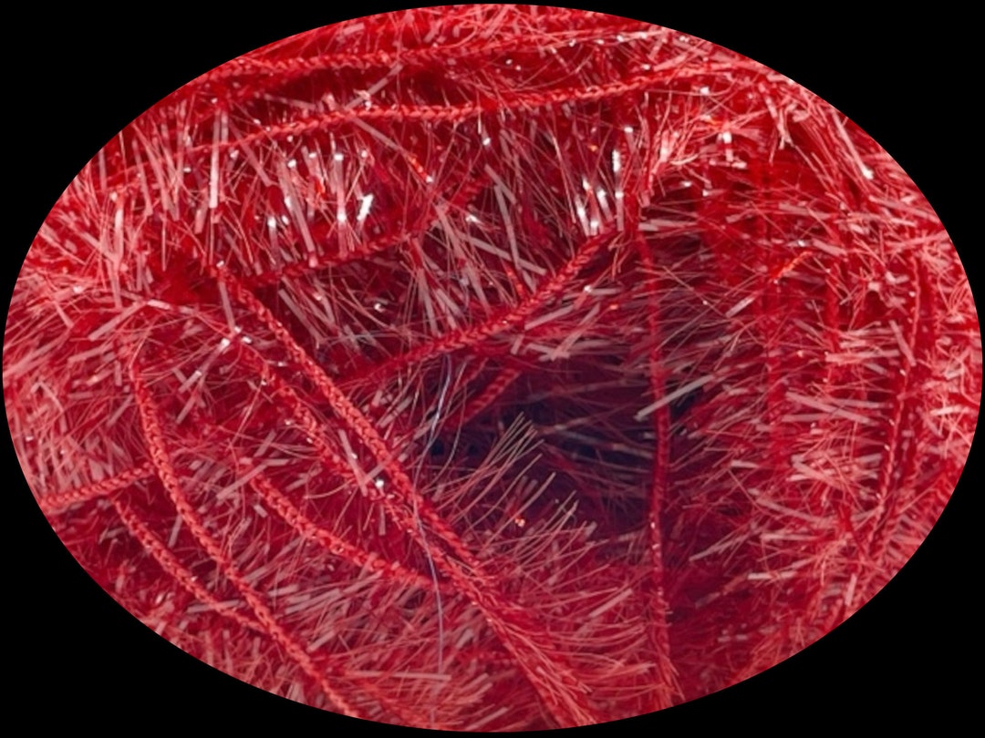 Red Heart Scrubby Sparkle Yarn, Rough Yarn for Dishcloths or Shower ...