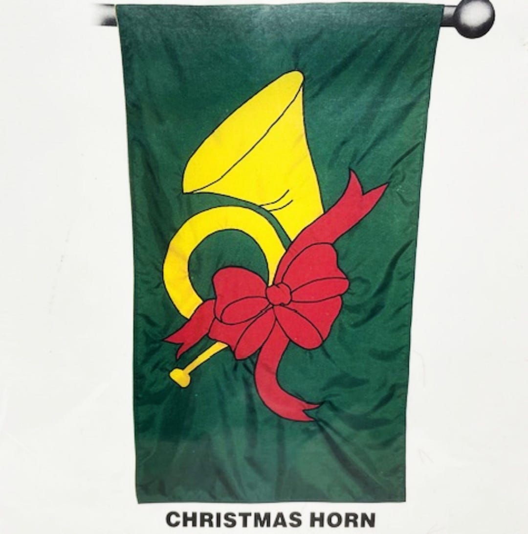 Christmas Horn Complete Flag KIT by the Flag Factory, Style #63756 ...