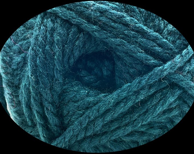 Patons Shetland Chunky Yarn, Fiber Art, Color #3210 Rich Teal, Wool ...