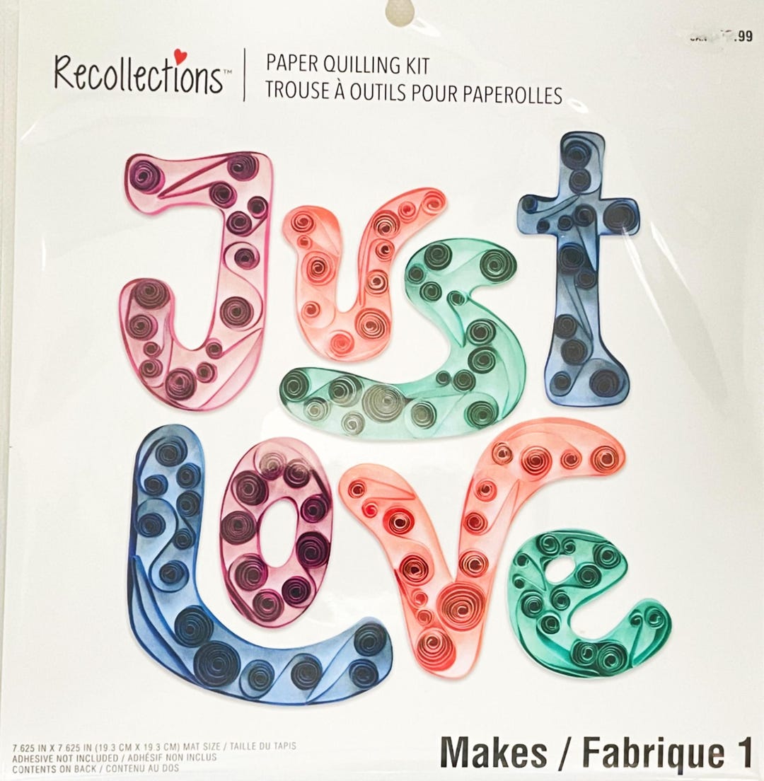 Recollections Paper Quilling KIT, "just Love", Complete Kit, Magenta ...