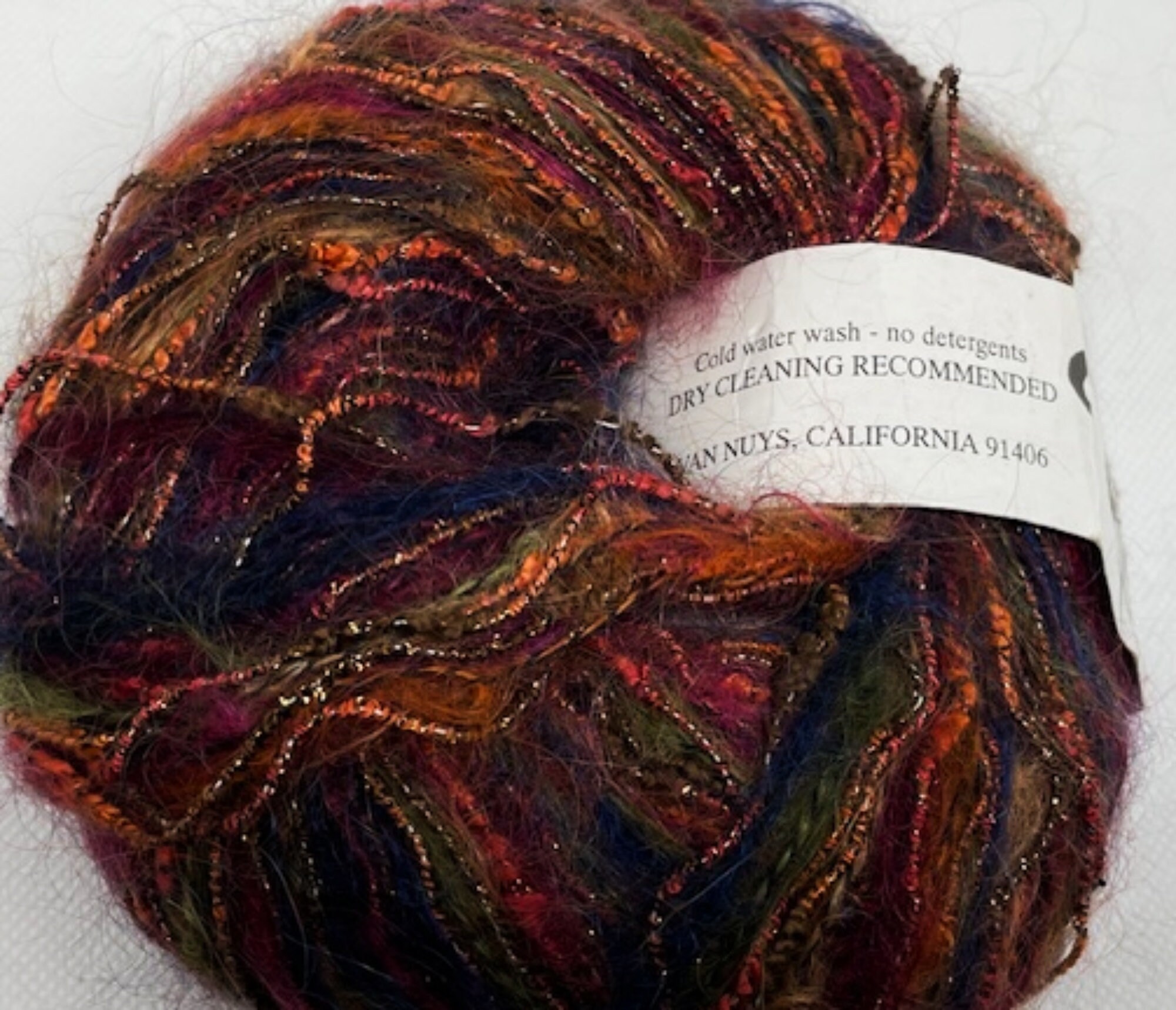 Trendsetter Yarns, Dune, Multi-colored With Gold Threads, Fiber Arts ...