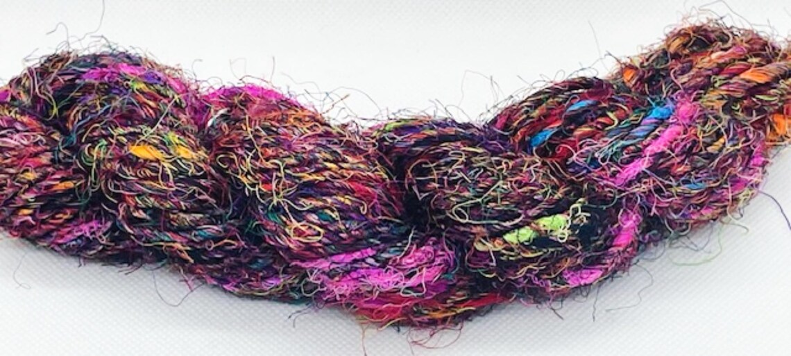 Darn Good Yarn, Recycled Banana Yarn, Kaleidoscope, Variegated, Twisted ...