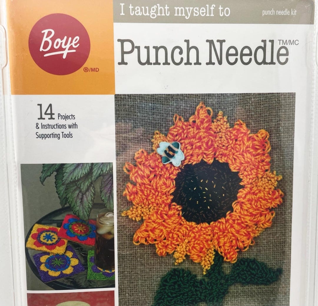 Boye "i Taught Myself to Punch Needle", Punch Needle Kit, New and ...