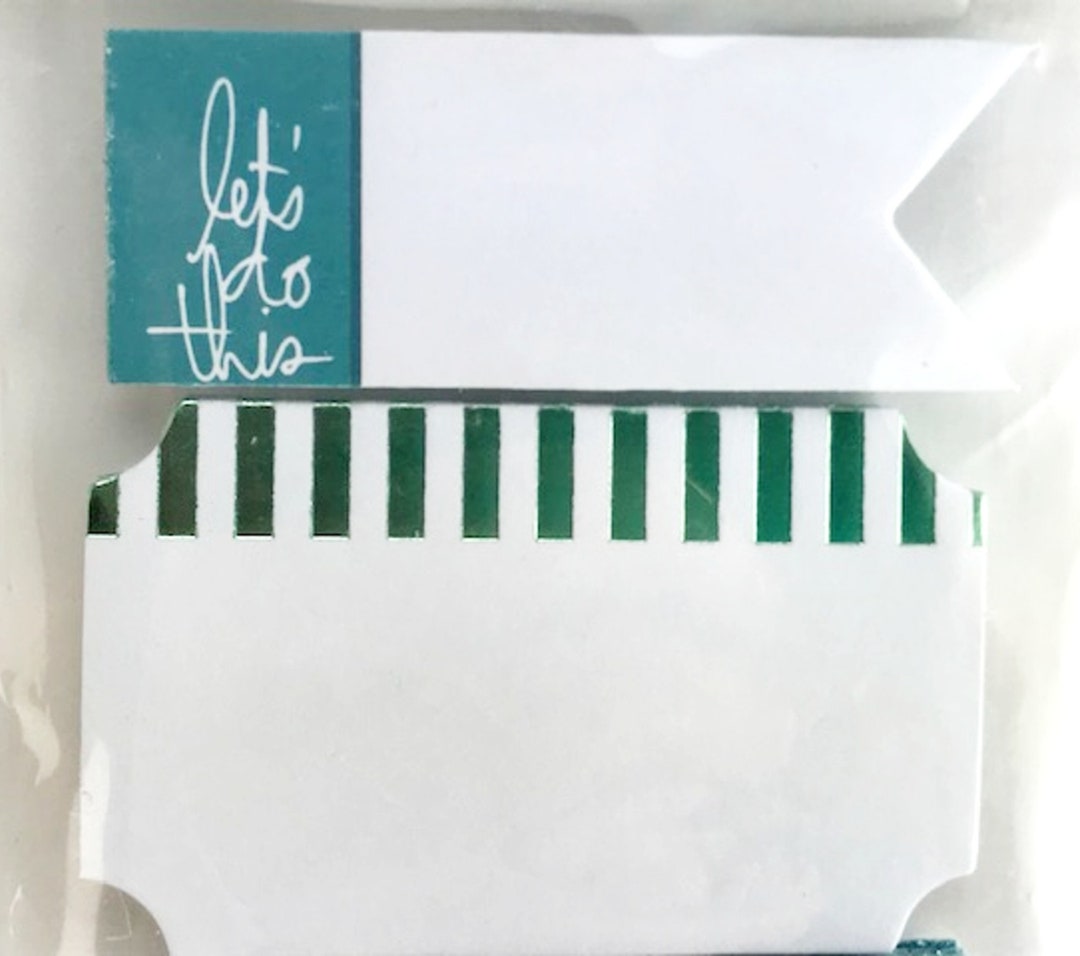American Crafts, Heidi Swapp Mini Notepads, 4 Designs, Let’s Do This ...