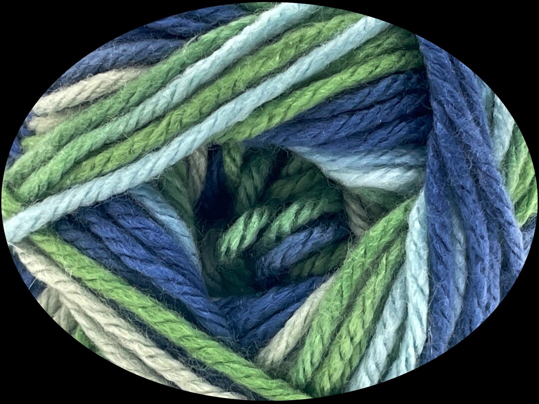 Bernat Berella "4" Ombre, Color #02160 Seascape Ombre, Fiber Arts ...
