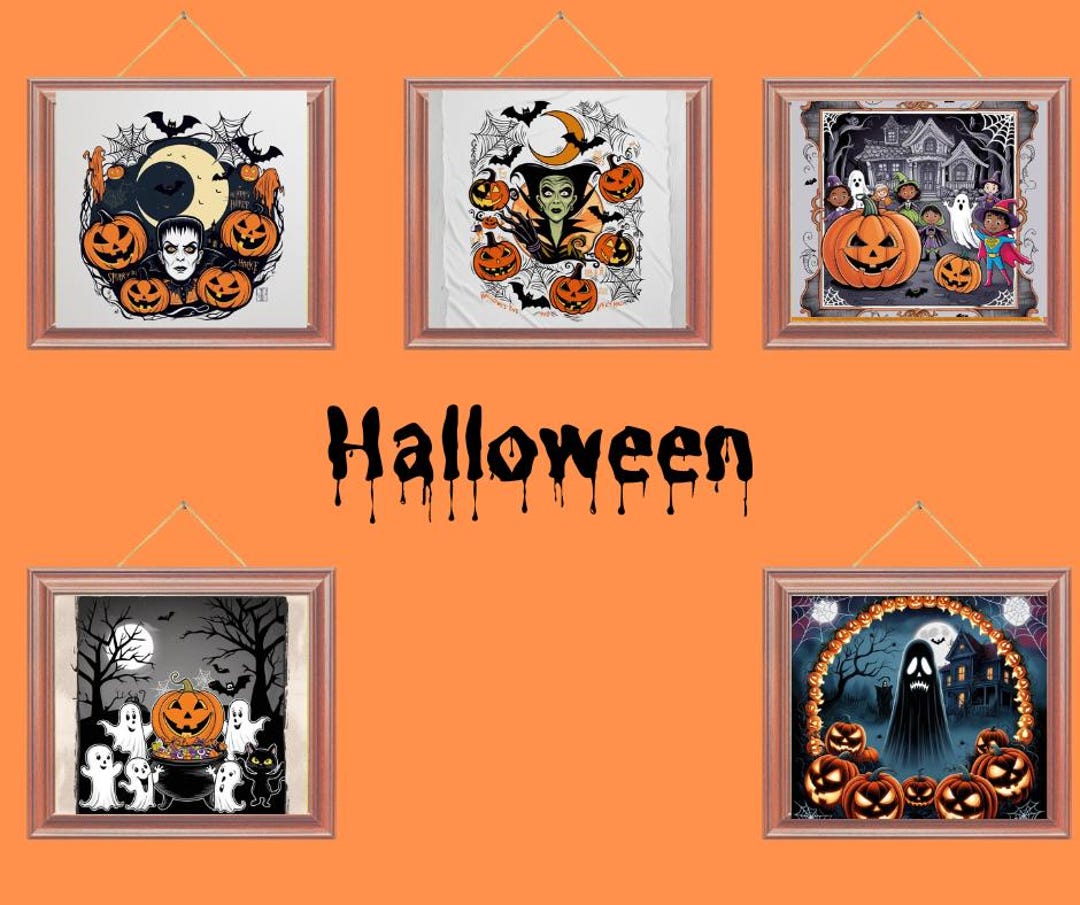 Five Printable Images for Halloween .create the Perfect Halloween Vibe ...