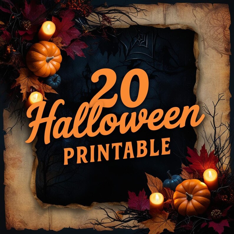 20 Printable Images for Halloween Create the Perfect Halloween Vibe ...
