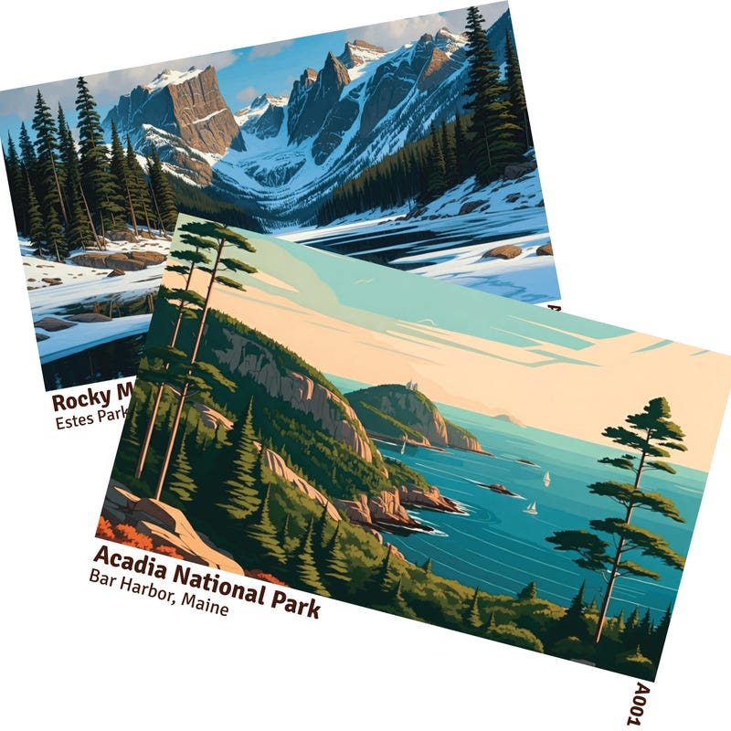 Park Postcard - Etsy