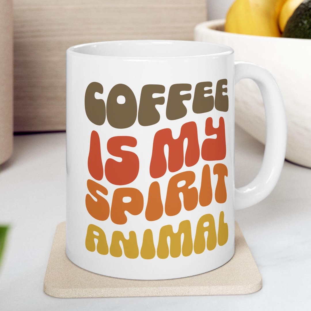 Funny Motivational Quote Mug – Cute Ceramic Coffee Cup, Office Desk ...