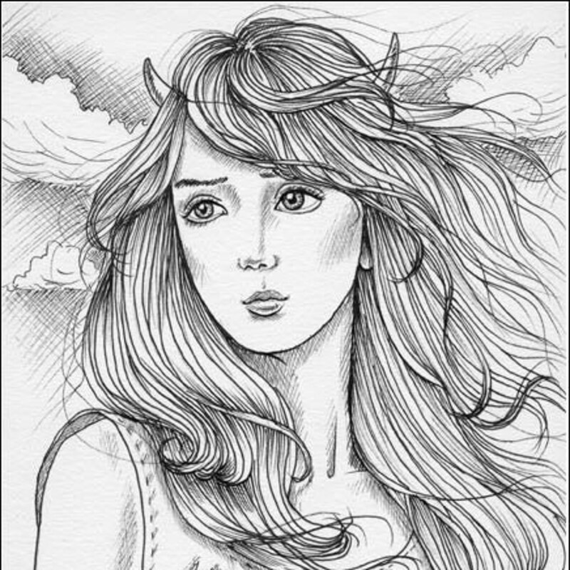 Sad Girl Fantasy Art - Etsy