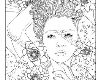 Steampunk Coloring Page by Maria J. William, Instant PDF Download - Etsy