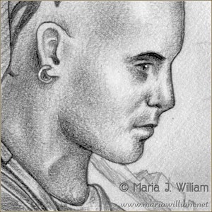 The End of Infinity 5: Tribals - Original Graphite Drawing, Survivors ...