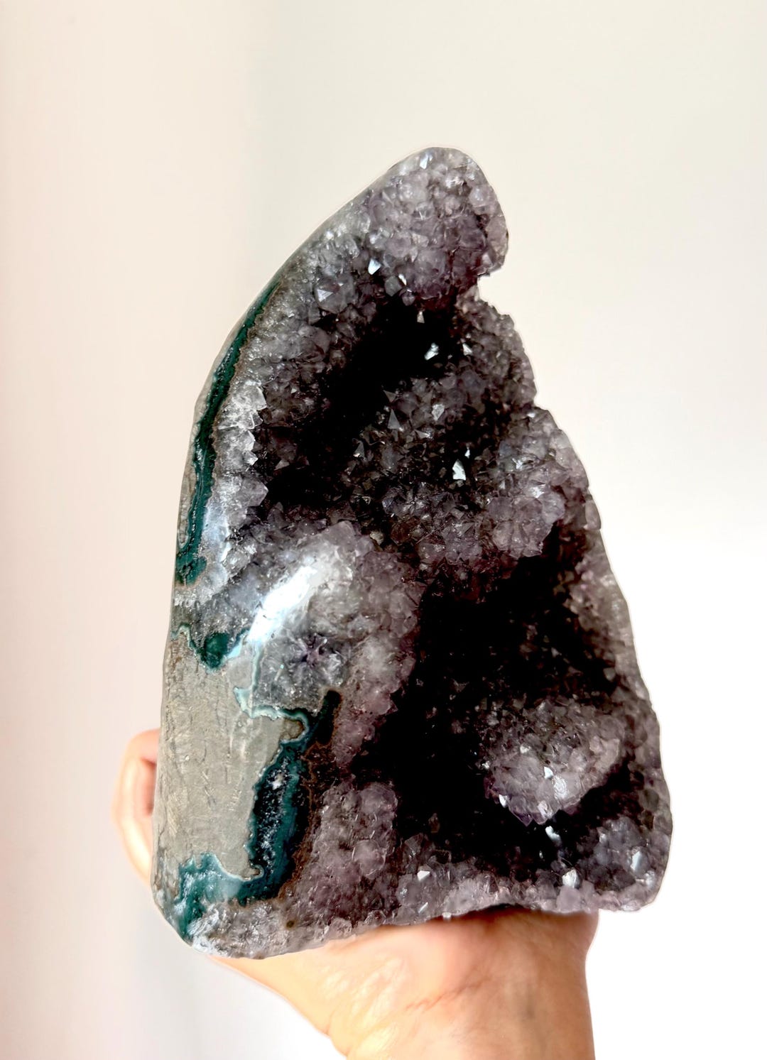 Large Midas Finger Amethyst Geode Cut Base | 1.7kg 3.82lb Rare Natural ...