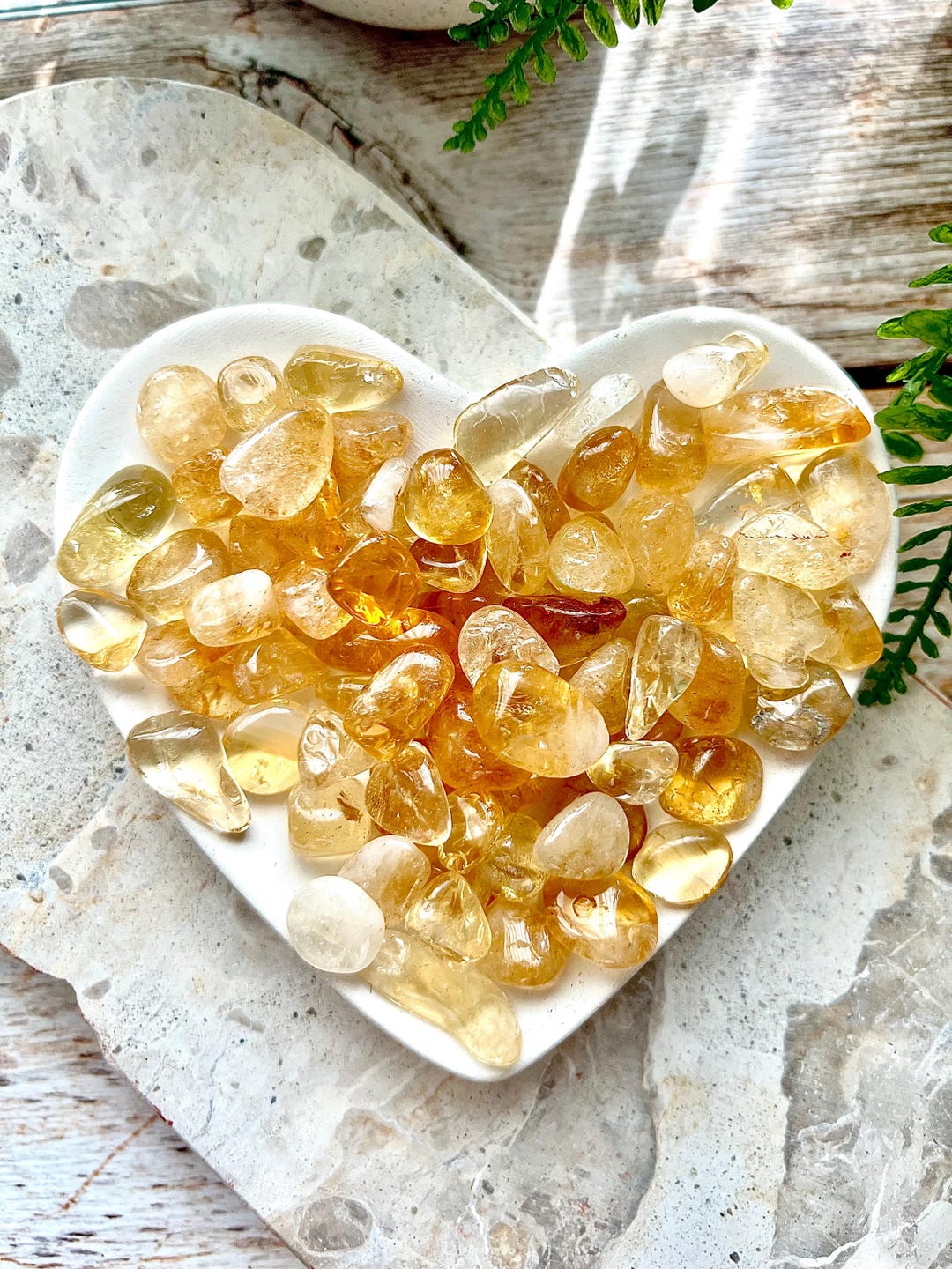 Citrine Tumbled Stone –success Stone- Attract Wealth- Healing Crystals ...