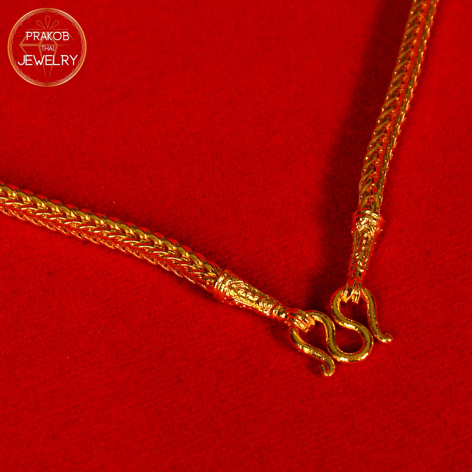 Snake Chain Necklace – Thai Gold Plated Jewelry | Amulet Necklace ...