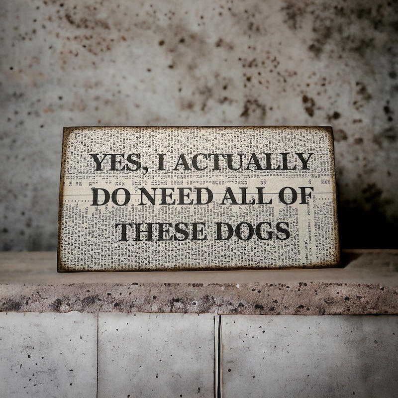 Funny Dog Sign - Etsy