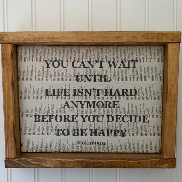 Life Quote Sign - Etsy Life Quote Sign - Etsy
