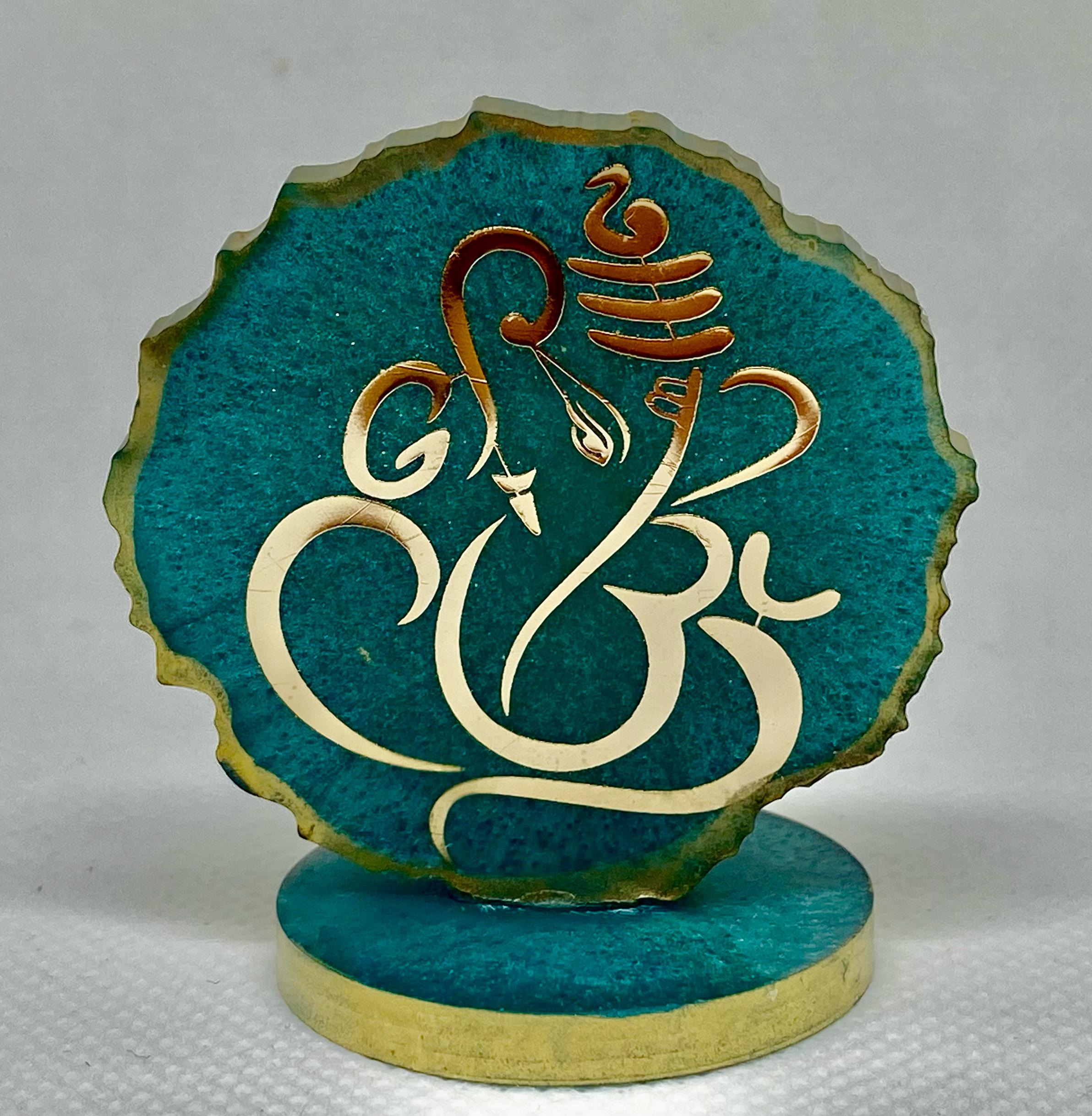 Customizable Mini Ganapati Resin Stand: Diwali Decor, Wedding Favor - Etsy
