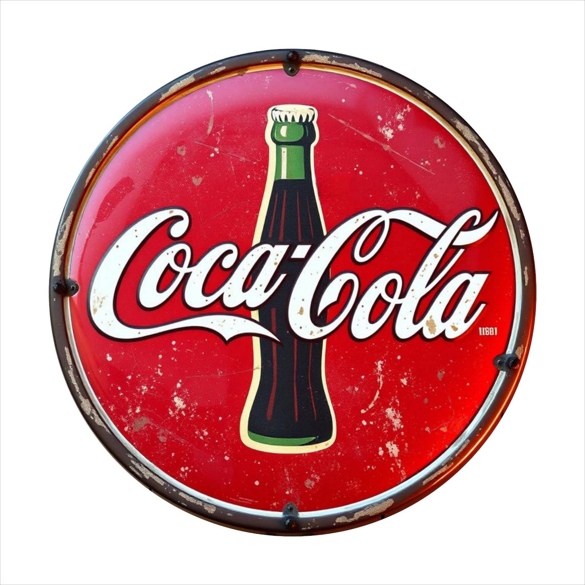 Vintage Metal Coca Cola Sign, Tin Metal Coca Cola, Tin Metal Signs ...