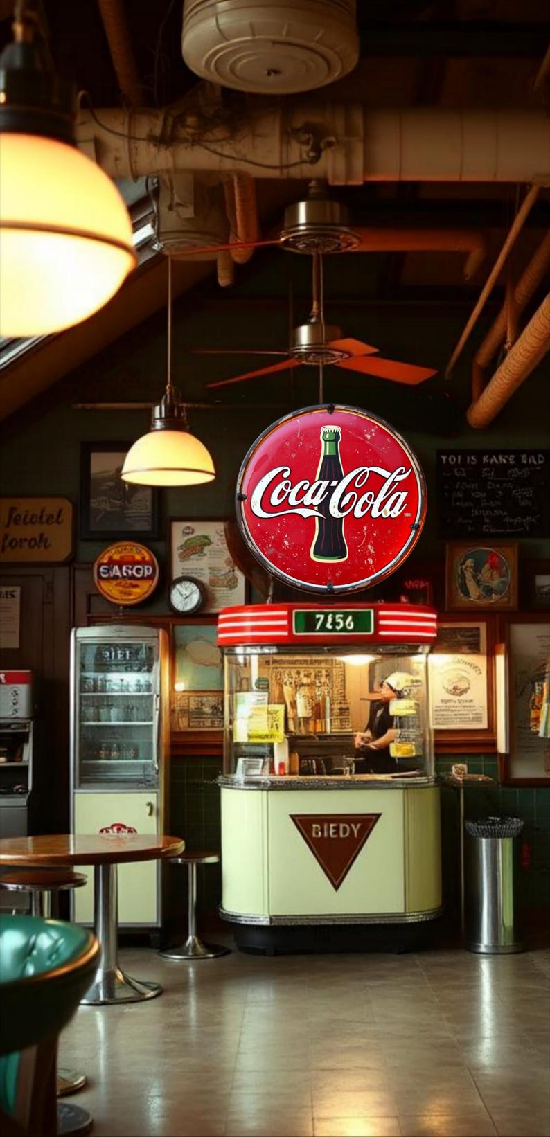 Vintage Metal Coca Cola Sign, Tin Metal Coca Cola, Tin Metal Signs ...
