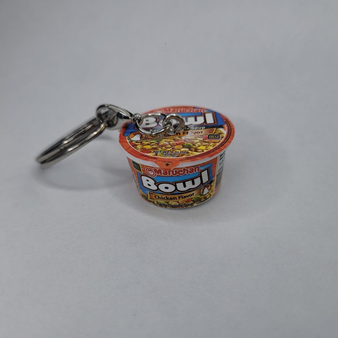 Mini Brands Ramen Keychain - Etsy