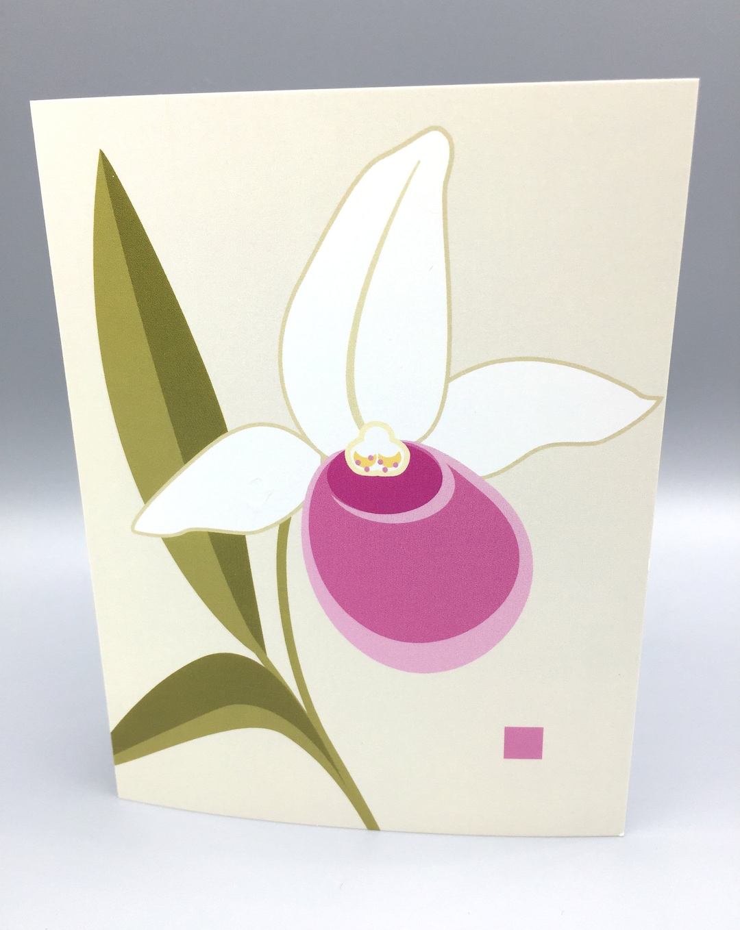 Lady Slipper Card - Etsy