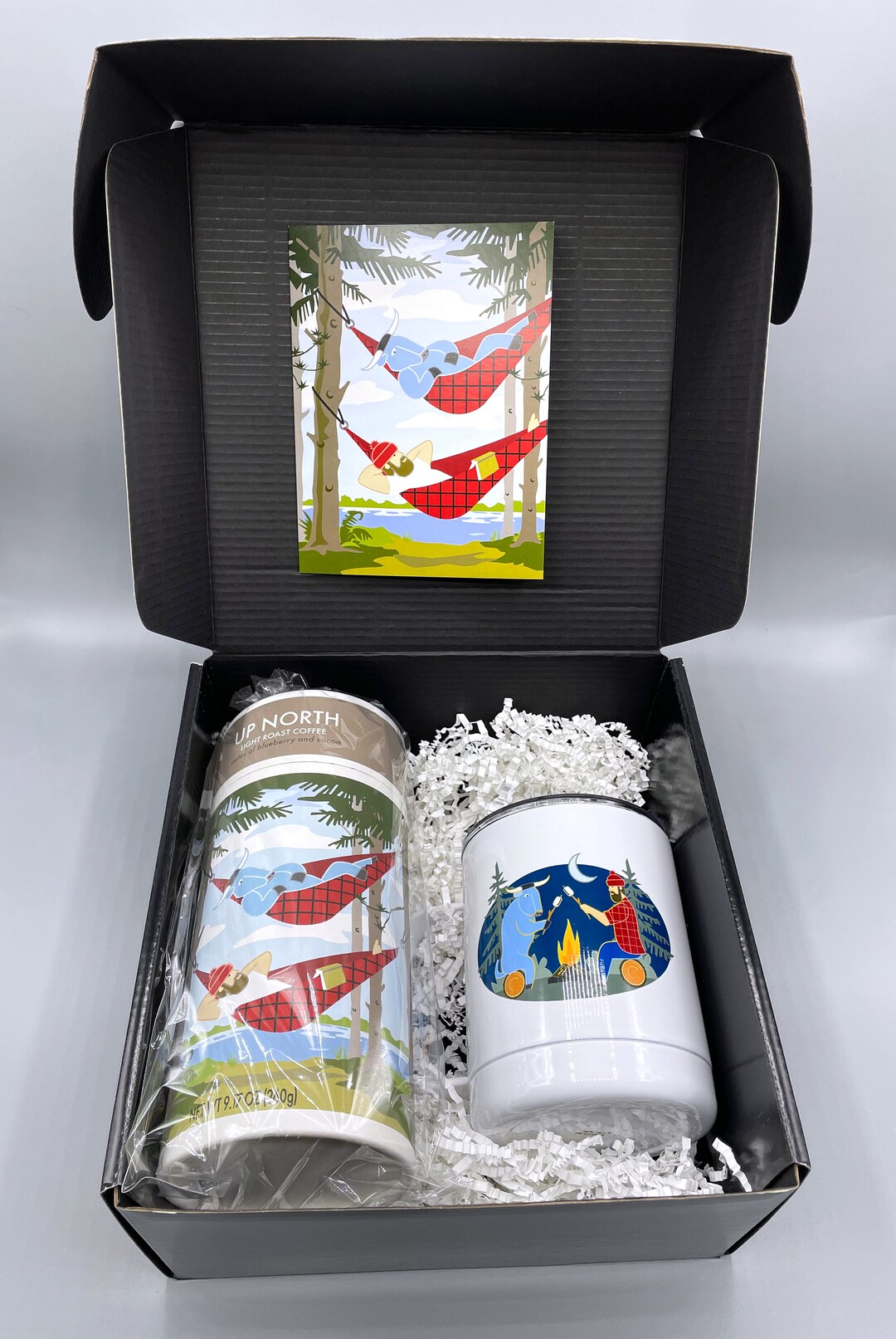 Paul Bunyan & Babe Hammocks Gift Box Coffee and Mug Set - Etsy